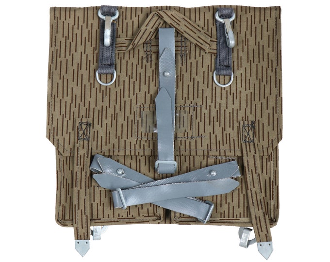Authentic East German Strichtarn Field Pack Zeltbahn Straps Backpack ...