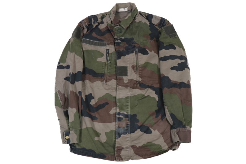 Authentic French CCE Woodland Camo Combat Field Jacket Uniform - Etsy