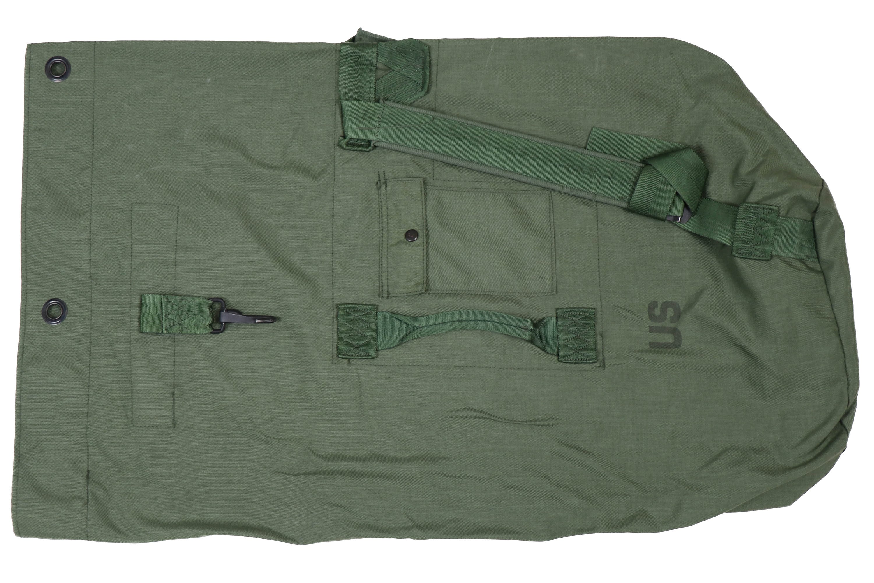 Authentic U.S Army OD Green Top Loading Military Duffle Bag US Army Sea ...