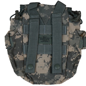 Authentic U.S Army 1 Quart General Purpose Canteen Pouch Molle II ACU ...