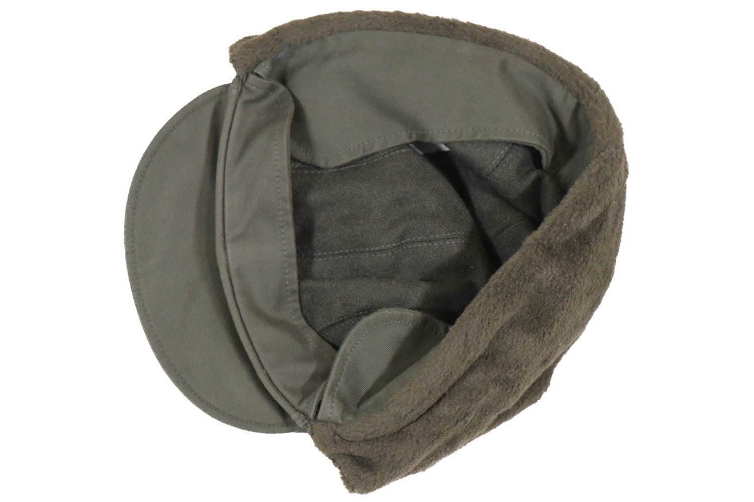 Authentic German Army Moleskin Grey Winter Hat Bundeswehr Camo Military ...