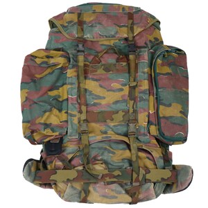Authentic Belgian Jigsaw M90 Field Pack Rucksack Backpack Puzzle Camo ...