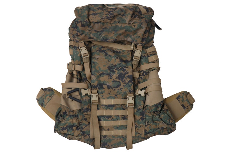 Authentic USMC Main Pack ILBE Field Bag Marpat Backpack Large Rucksack ...