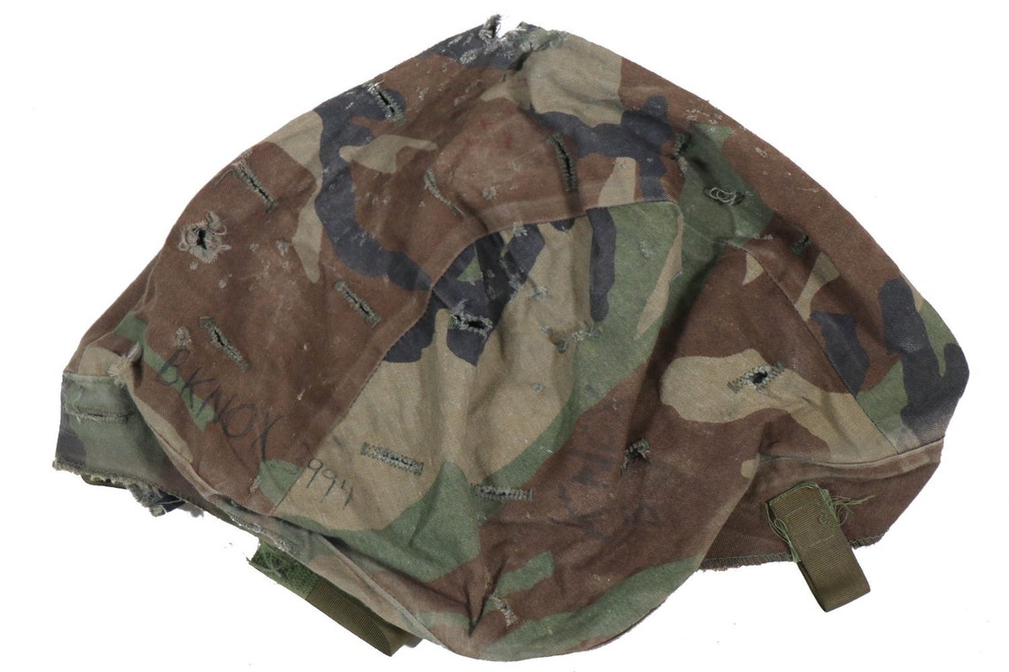 Authentic US Army PASGT Helmet Cover Woodland M81 BDU Camouflage ...