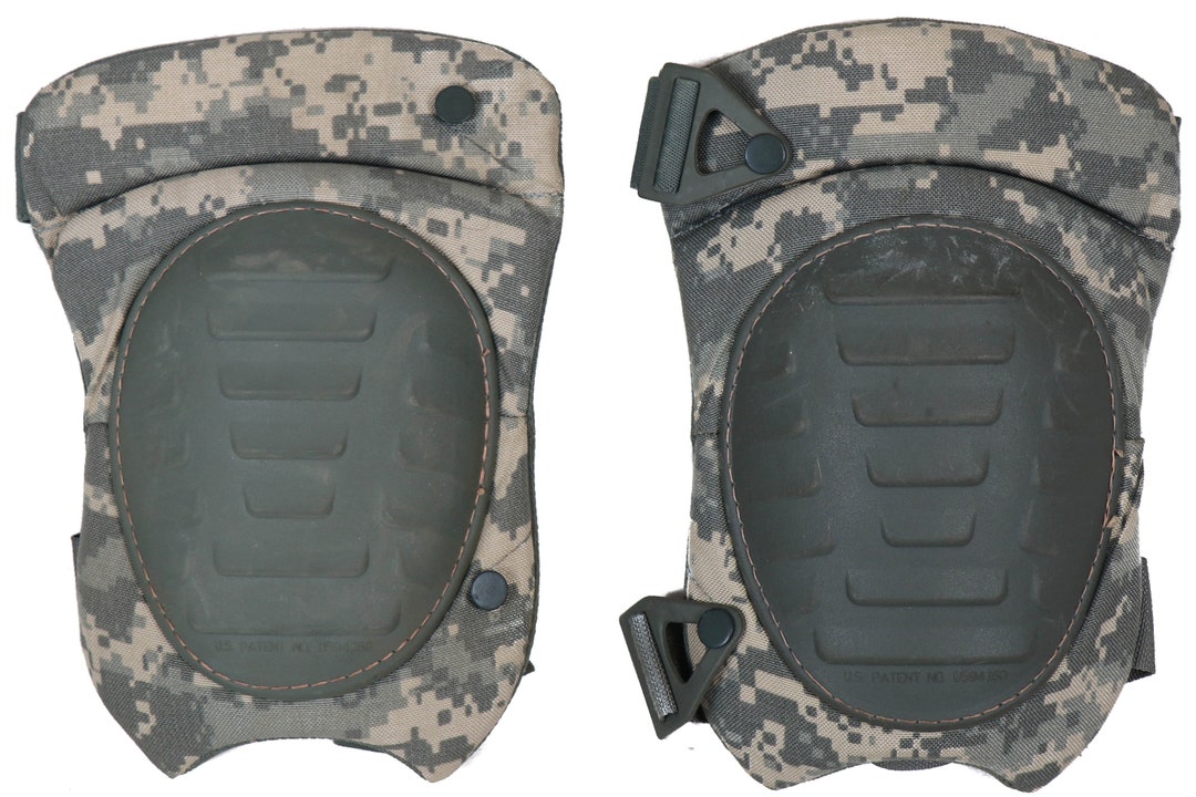 Authentic U.S Army Mcguire Nicholas Extended Knee Pad Set ACU UCP ...
