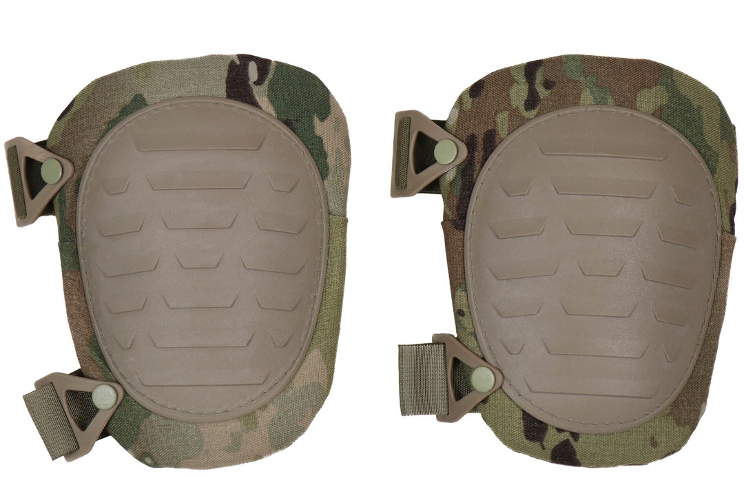 Authentic U.S Army Knee Pad Set OCP Multicam Woodland Camo Military ...