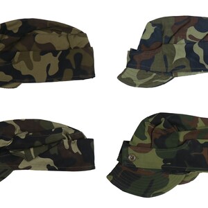 Authentic Romanian Army M1990 Field Cap / Hat Leaf Woodland Moldova M93 ...