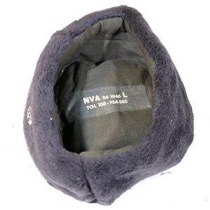 Authentic East German Army Winter Hat Field Cap NVA DDR Uniform ...