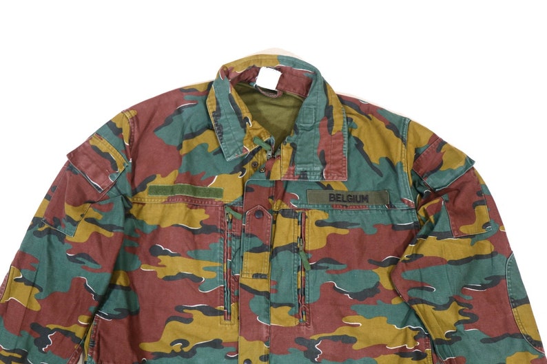 Authentic Belgian Army Jigsaw Field Jacket Camo Military Surplus ...