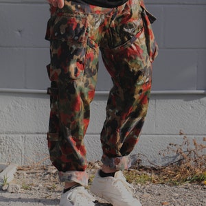Authentic Swiss Army M70 Alpenflage Field Pants With Suspenders ...