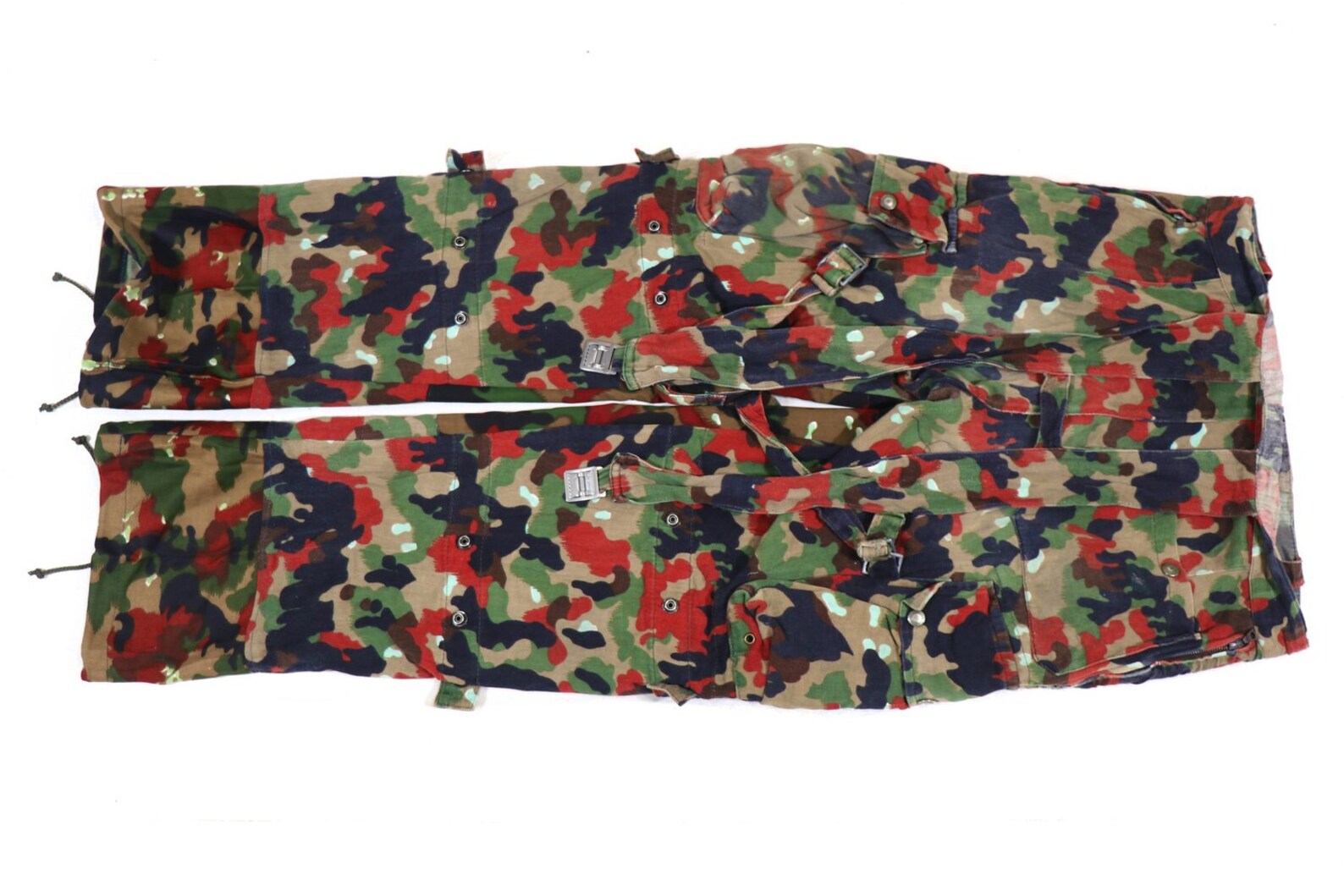 Authentic Swiss Army M70 Alpenflage Field Pants With Suspenders ...