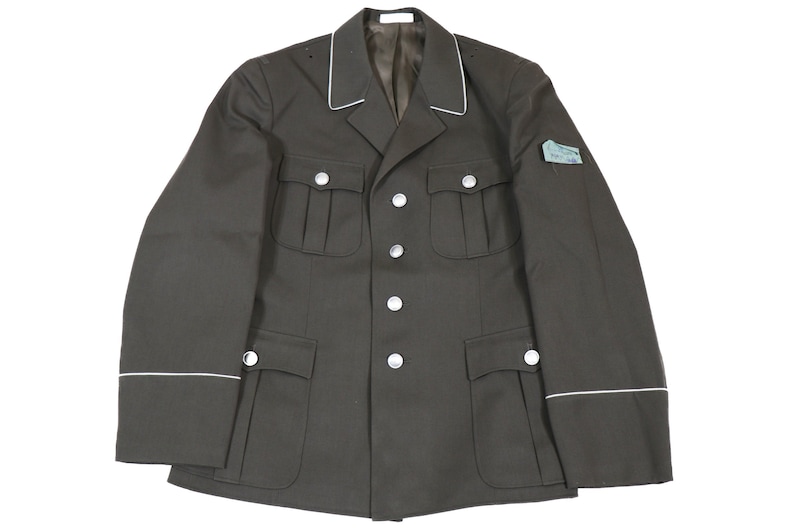 Authentic East German Army Officer Dress Tunic Jacket Nva Ddr Uniform