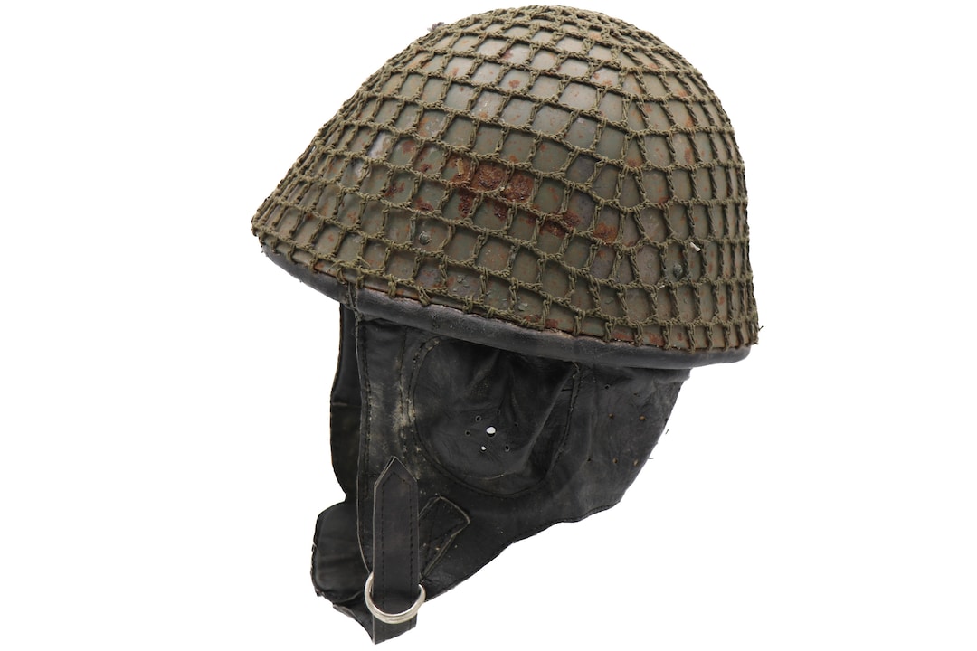 Authentic Romanian Paratrooper M73 M80 Steel Helmet With Leather Liner ...