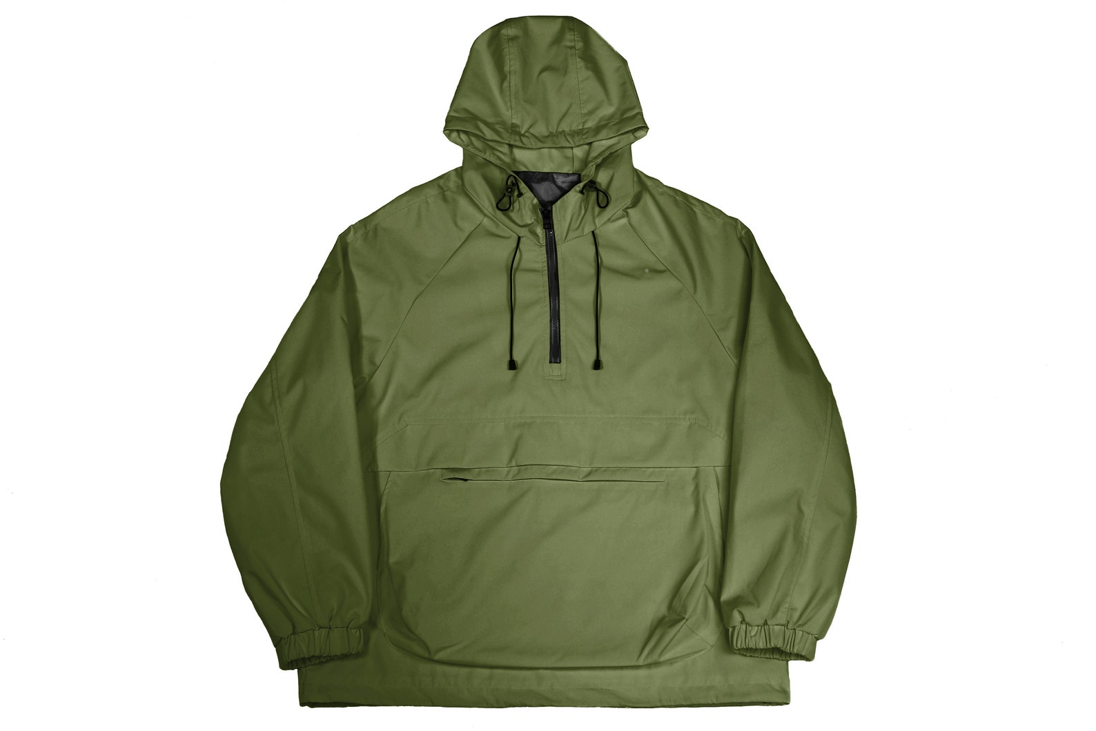 OD Green Tactical Wet Weather Anorak Rip Stop Jacket Military Style ...