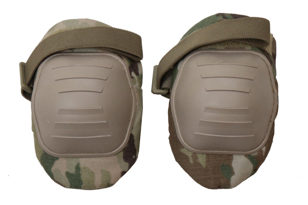 Authentic U.S Army Elbow Pad Set OCP Multicam Woodland Camo Military ...