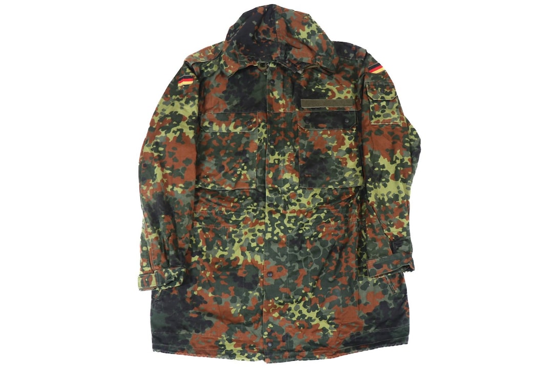 Authentic German Army Flecktarn Parka Bundeswehr Camo Military Surplus ...