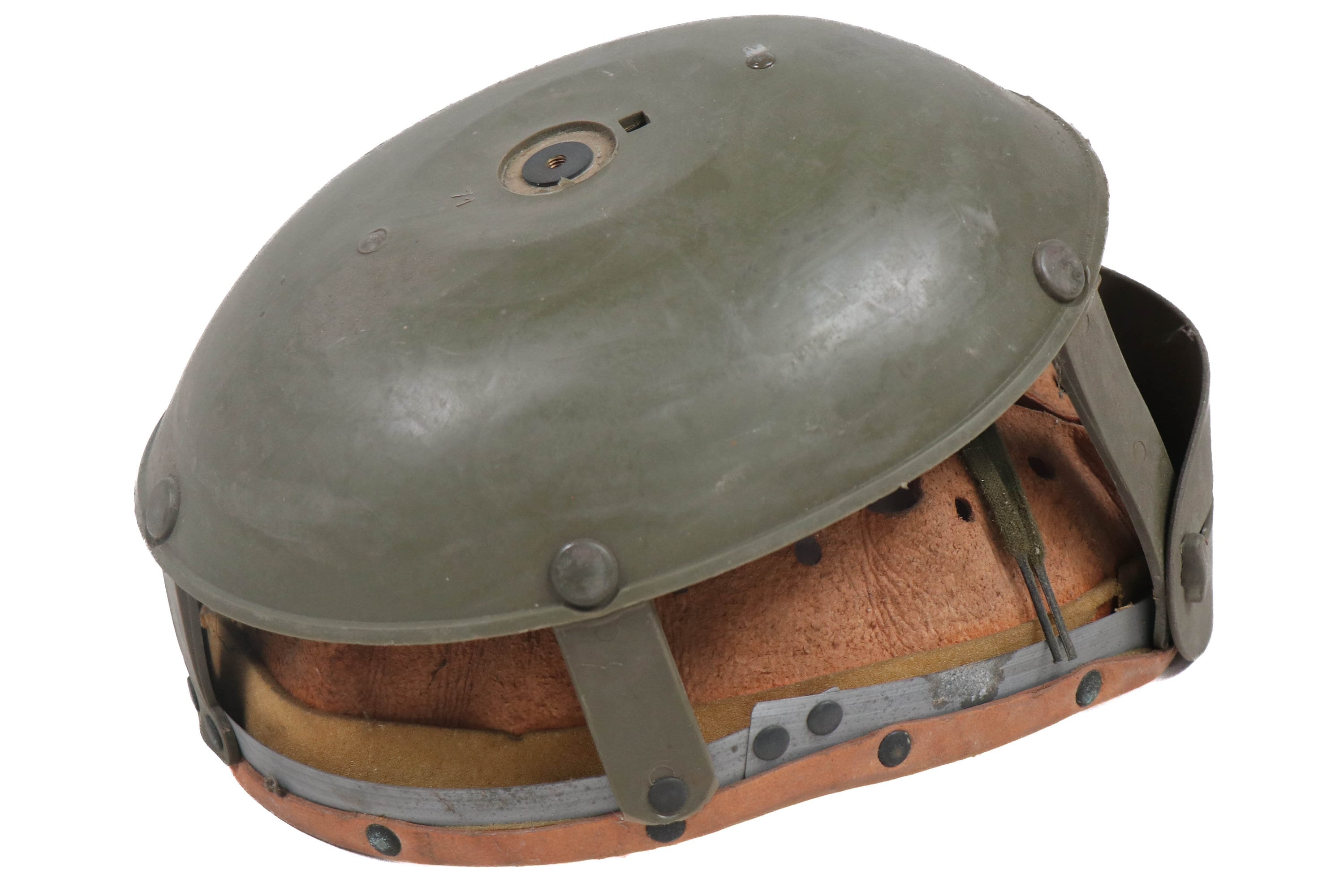 Authentic German Army Bundeswehr Helmet Liner Leather West German ...