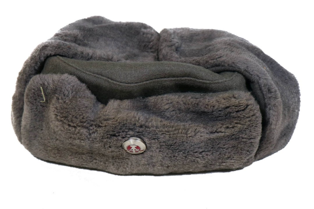 Authentic East German Army Winter Hat Field Cap NVA DDR Uniform ...