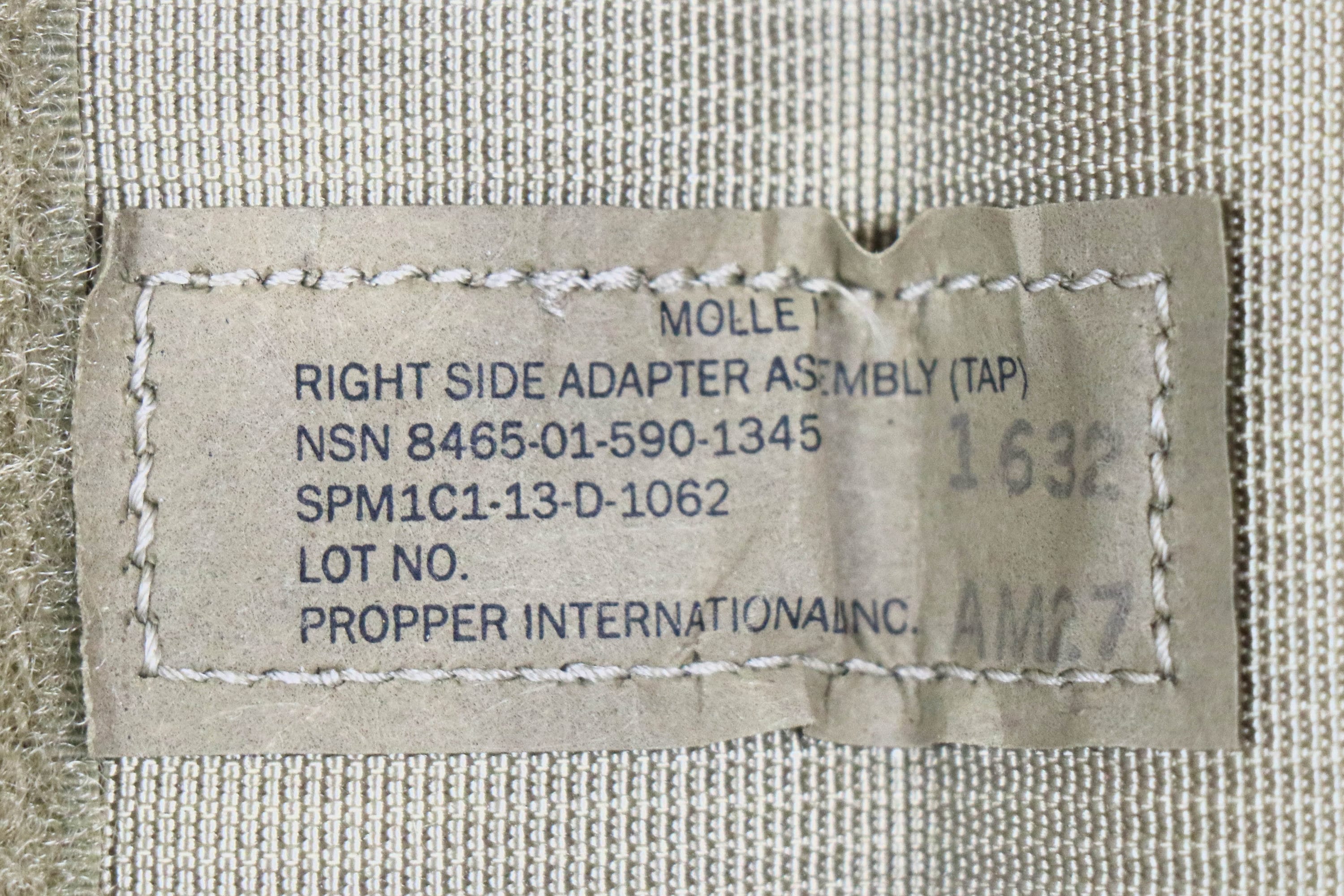 Authentic U.S Army Molle II Tactical Assault Panel TAP Right Side ...