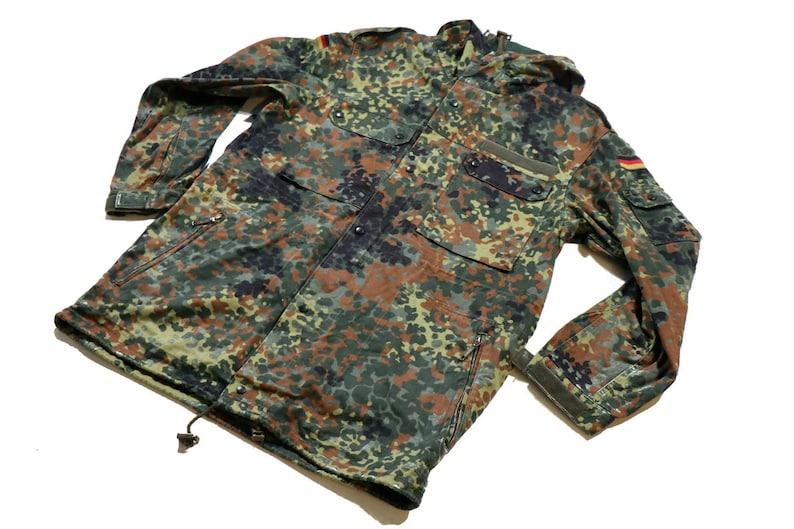 Authentic German Army Flecktarn Parka Bundeswehr Camo Military Surplus ...