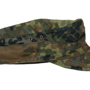 Authentic German Army Flecktarn Hat Bundeswehr Camo Military Surplus ...