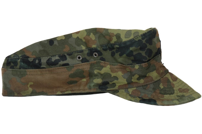 Authentic German Army Flecktarn Hat Bundeswehr Camo Military Surplus ...