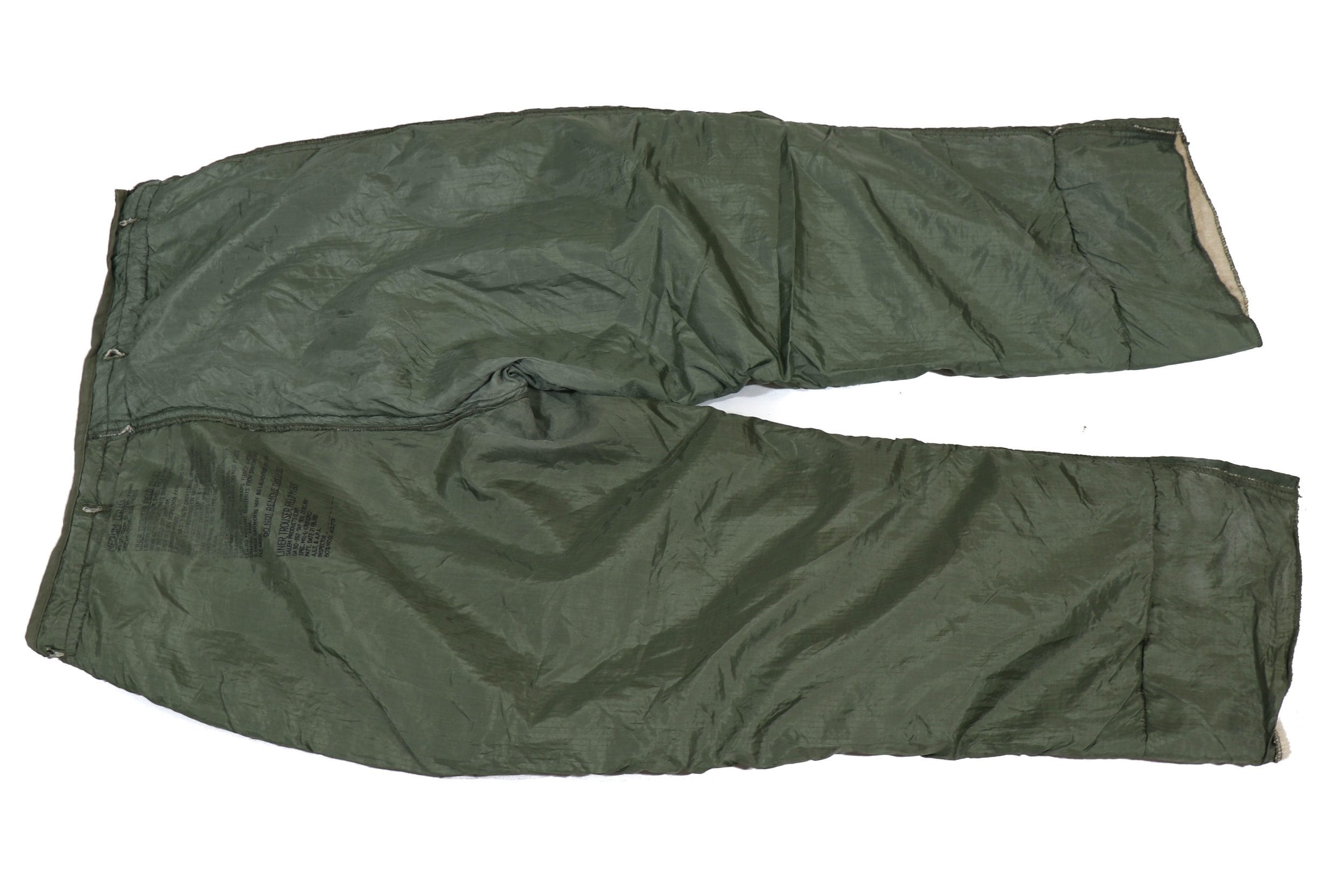 Authentic US Military M-1951 Cold Weather Pants Liner U.S. Army Issue ...