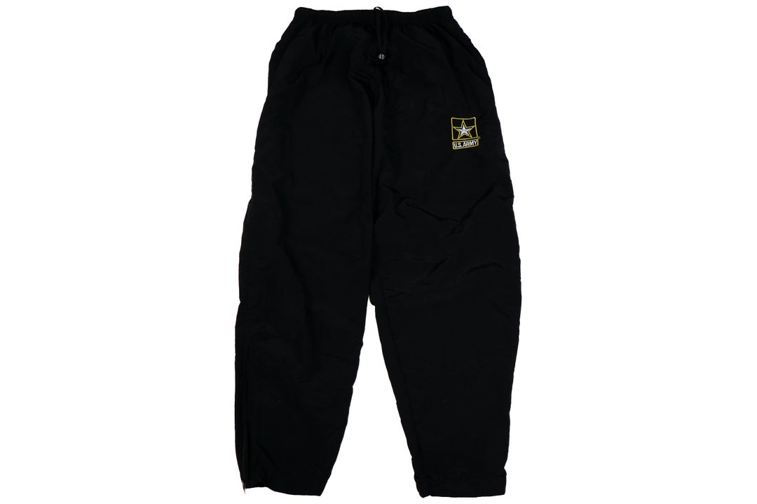 US Military APFU Pants Army Black Gold PT Physical Fitness Pants Unisex ...