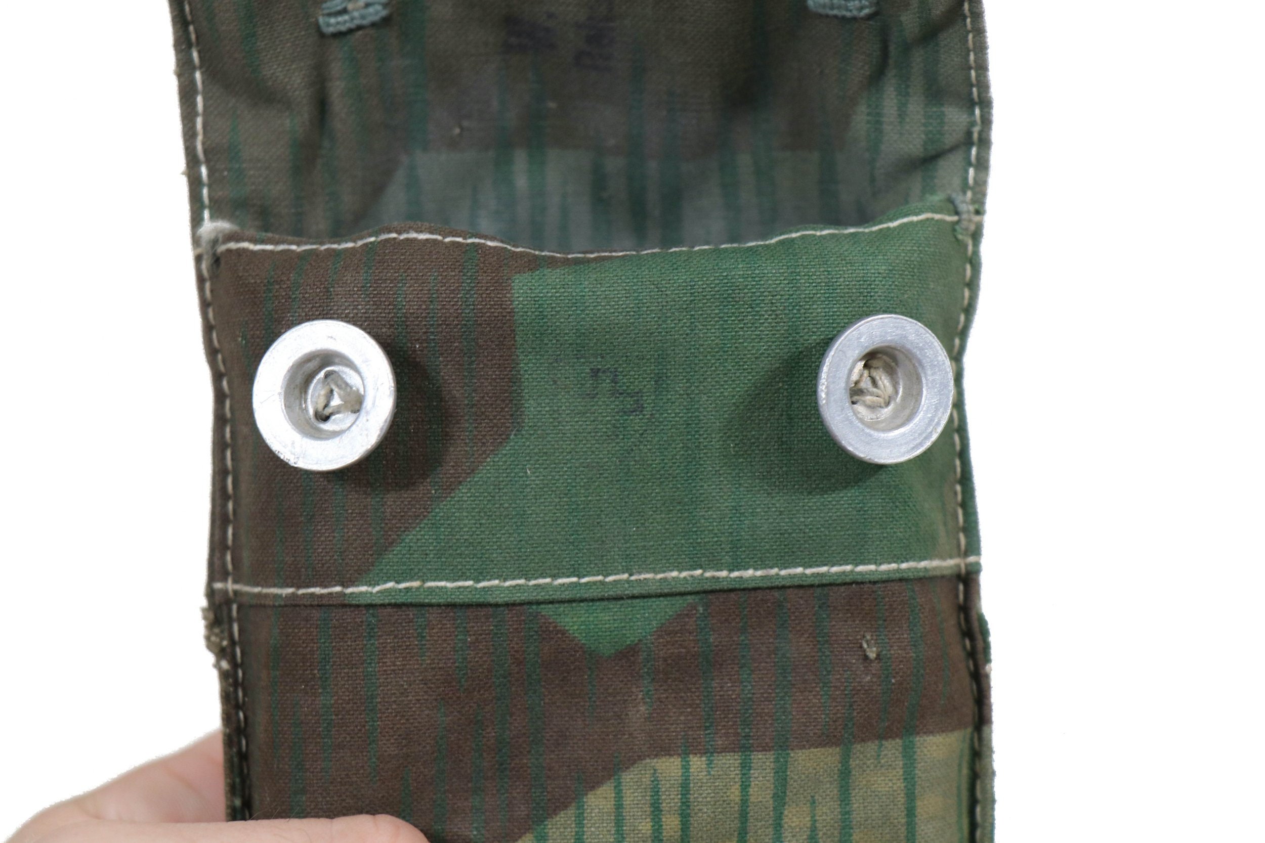 Authentic Swiss WWII Army Splinter Camo Field Tent Pole Stake Pack With ...