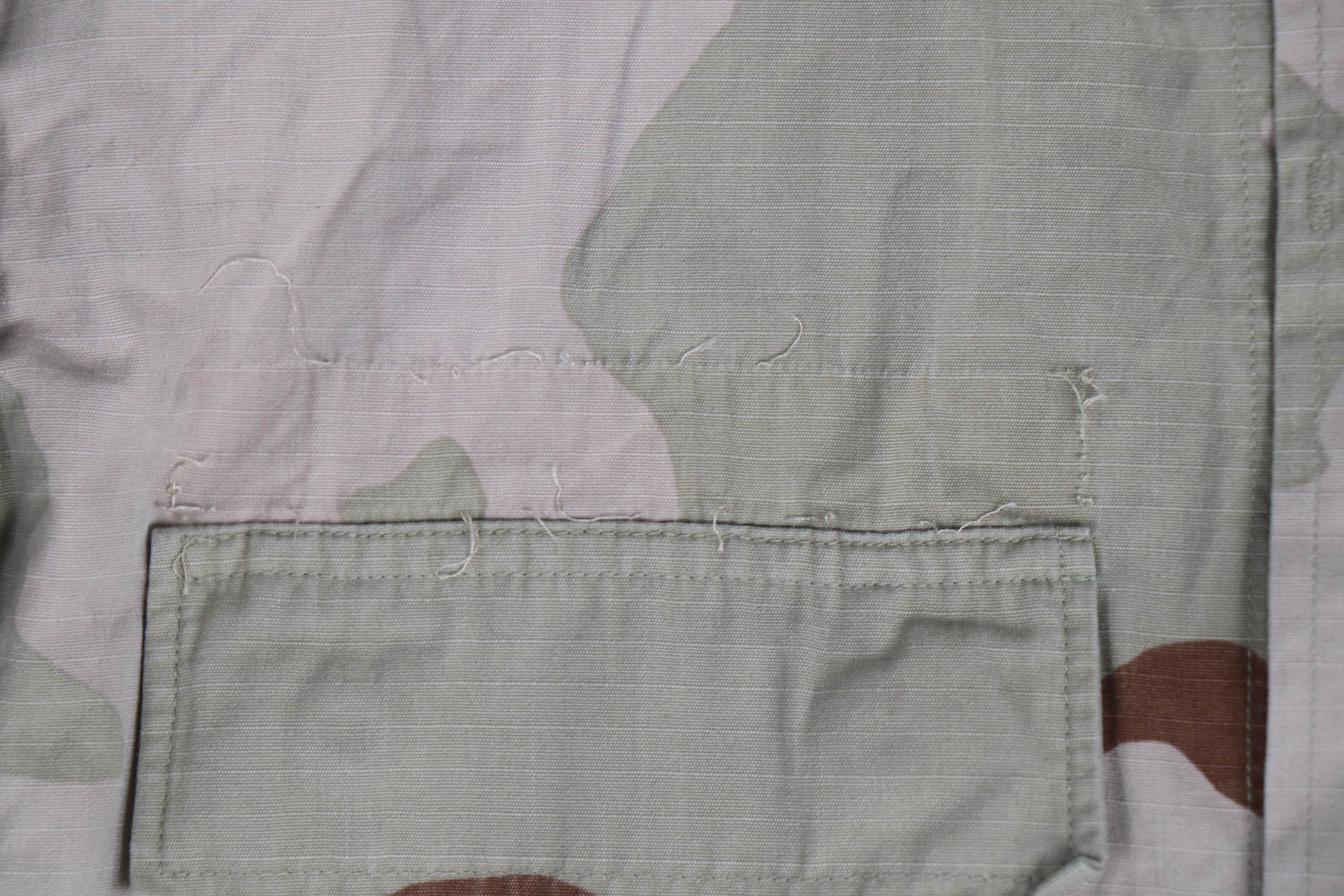 Authentic US Army 3 Color Desert DCU Field Jacket 3 Color Desert Camouflage Military Surplus ...