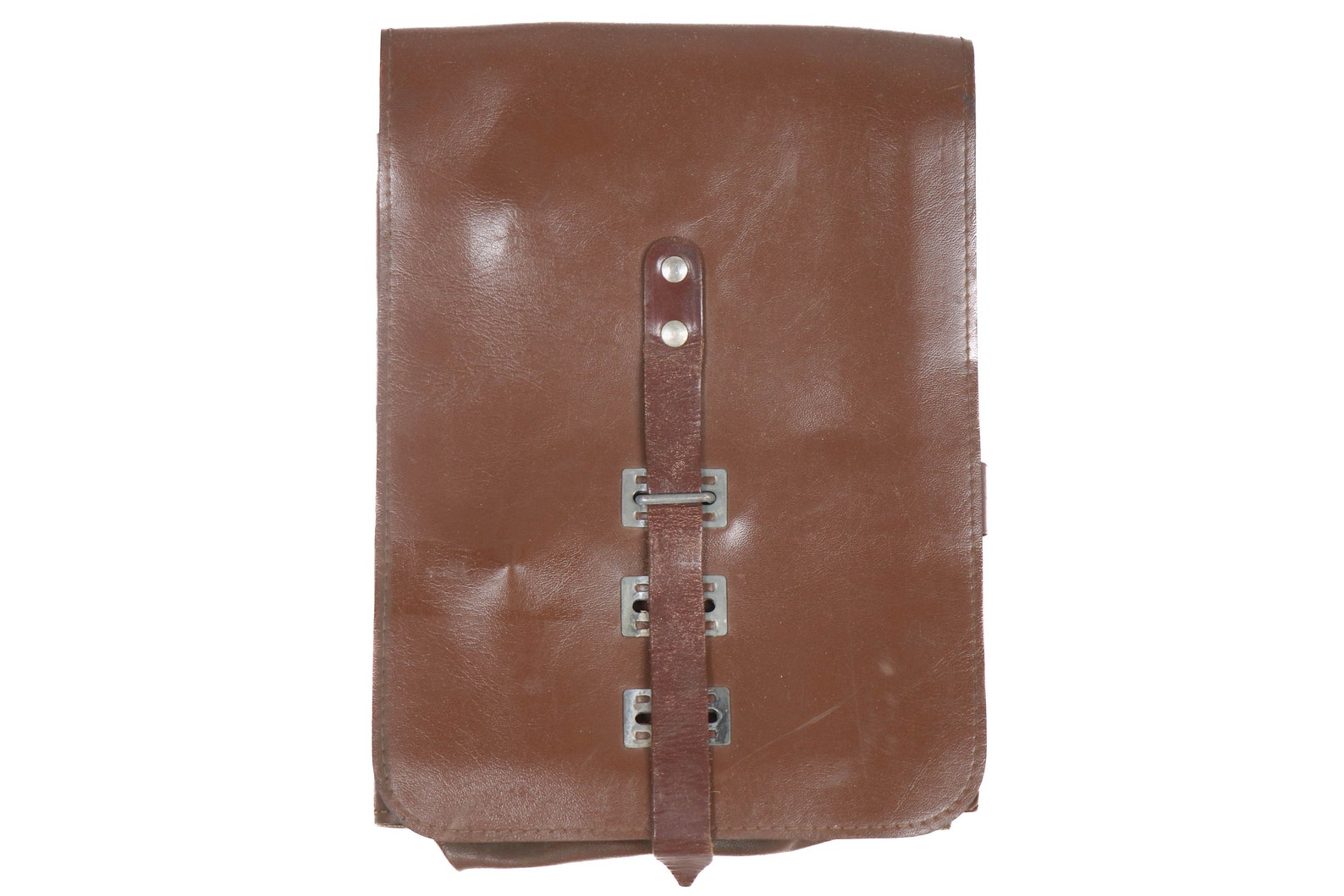 Authentic East German Leather Map Case Field Gear Carrier With Sling ...