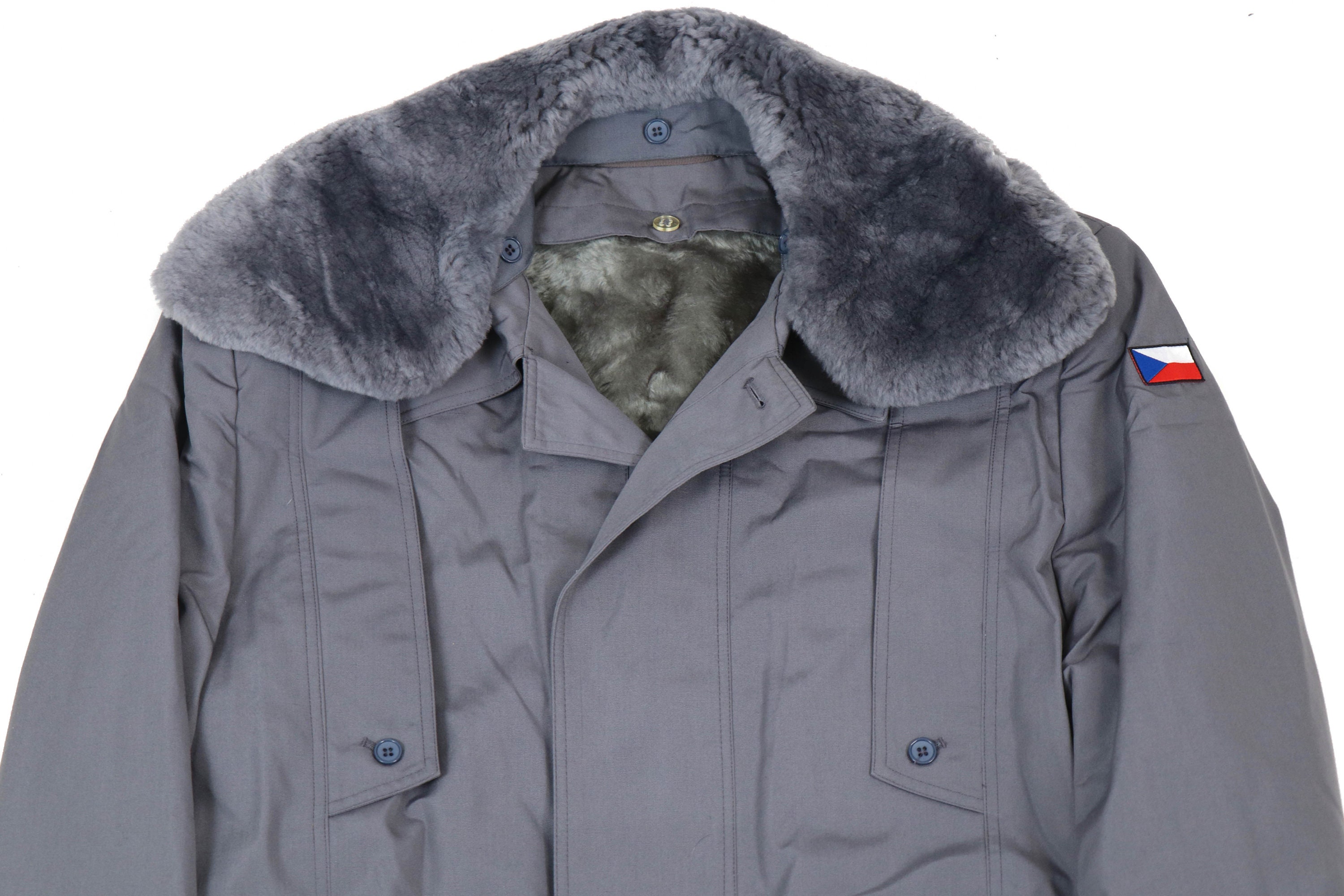 Authentic Czech Army M85 Grey Camo Combat Field Parka With Hood Jacket ...