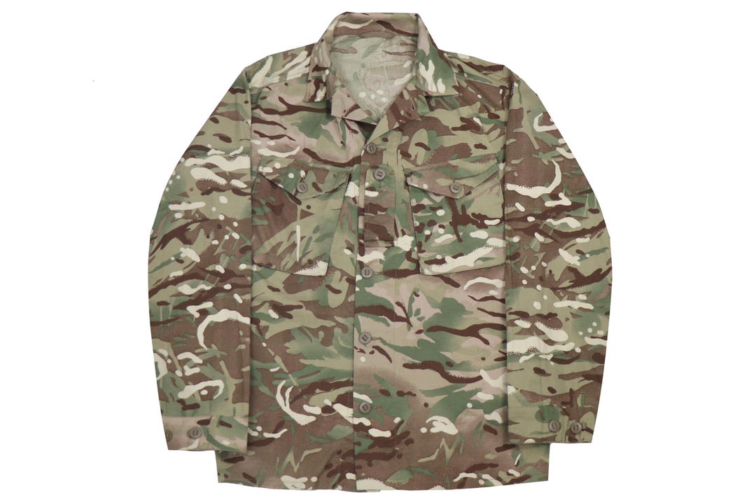 Authentic British Army MTP Barracks Field Shirt Jacket Uniform Shirt ...