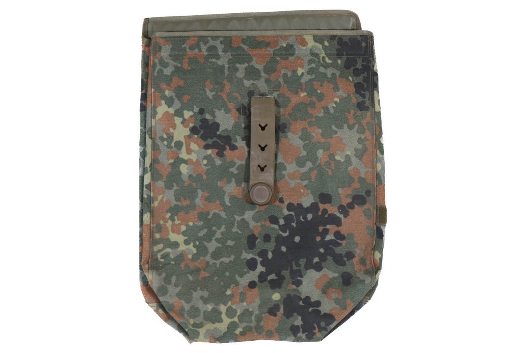 Authentic German Army Flecktarn Gas Mask Bag Bundeswehr Camo Military ...