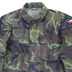 Authentic Czech Army M95 Woodland Camo Combat Field Jacket Military ...