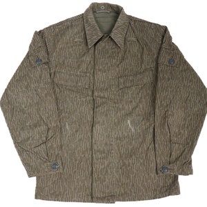 Authentic East German Army Strichtarn Camo Field Jacket NVA DDR OD ...