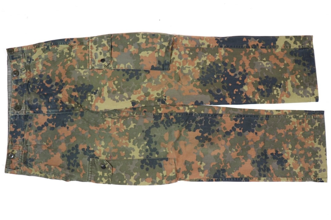 Authentic German Army Flecktarn Pants Bundeswehr Camo Military Surplus ...