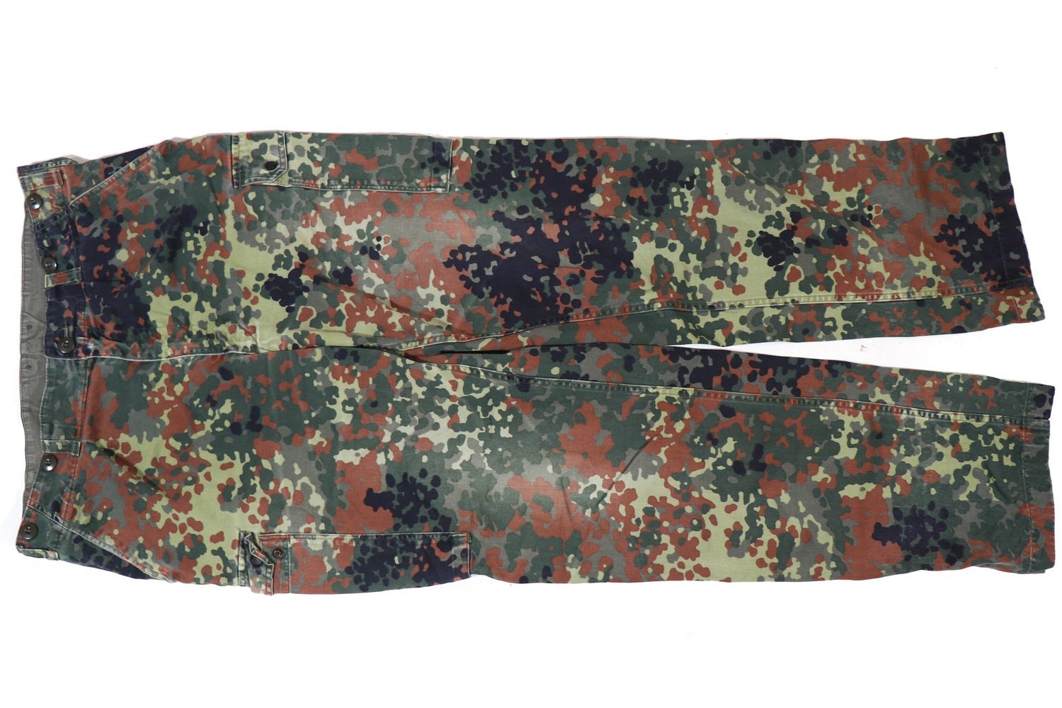 Authentic German Army Flecktarn Pants Bundeswehr Camo Military Surplus ...