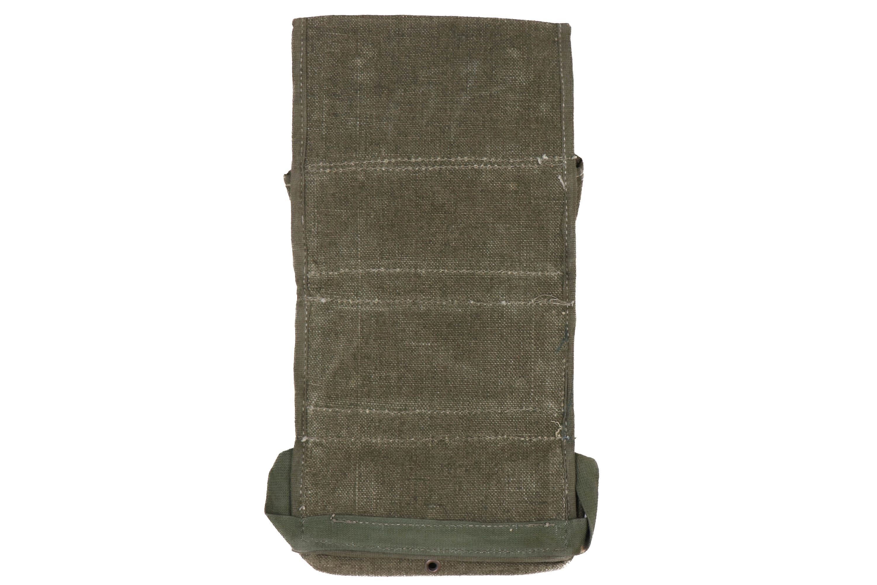Authentic French Army 3 Pocket Grenade Pouch M51 Canvas Green Indochina ...