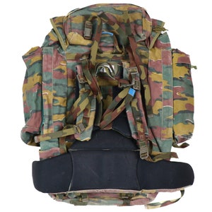 Authentic Belgian Jigsaw M90 Field Pack Rucksack Backpack Puzzle Camo ...