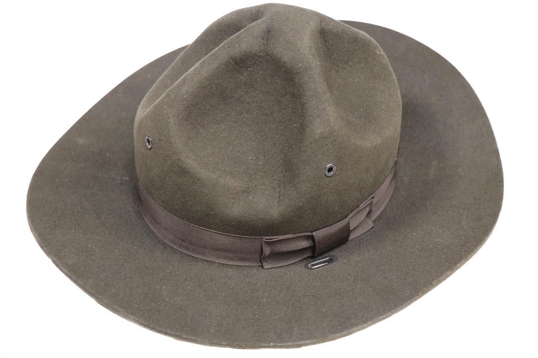 Authentic U.S Military Drill Instructor Hat Military Drill Sergeant ...