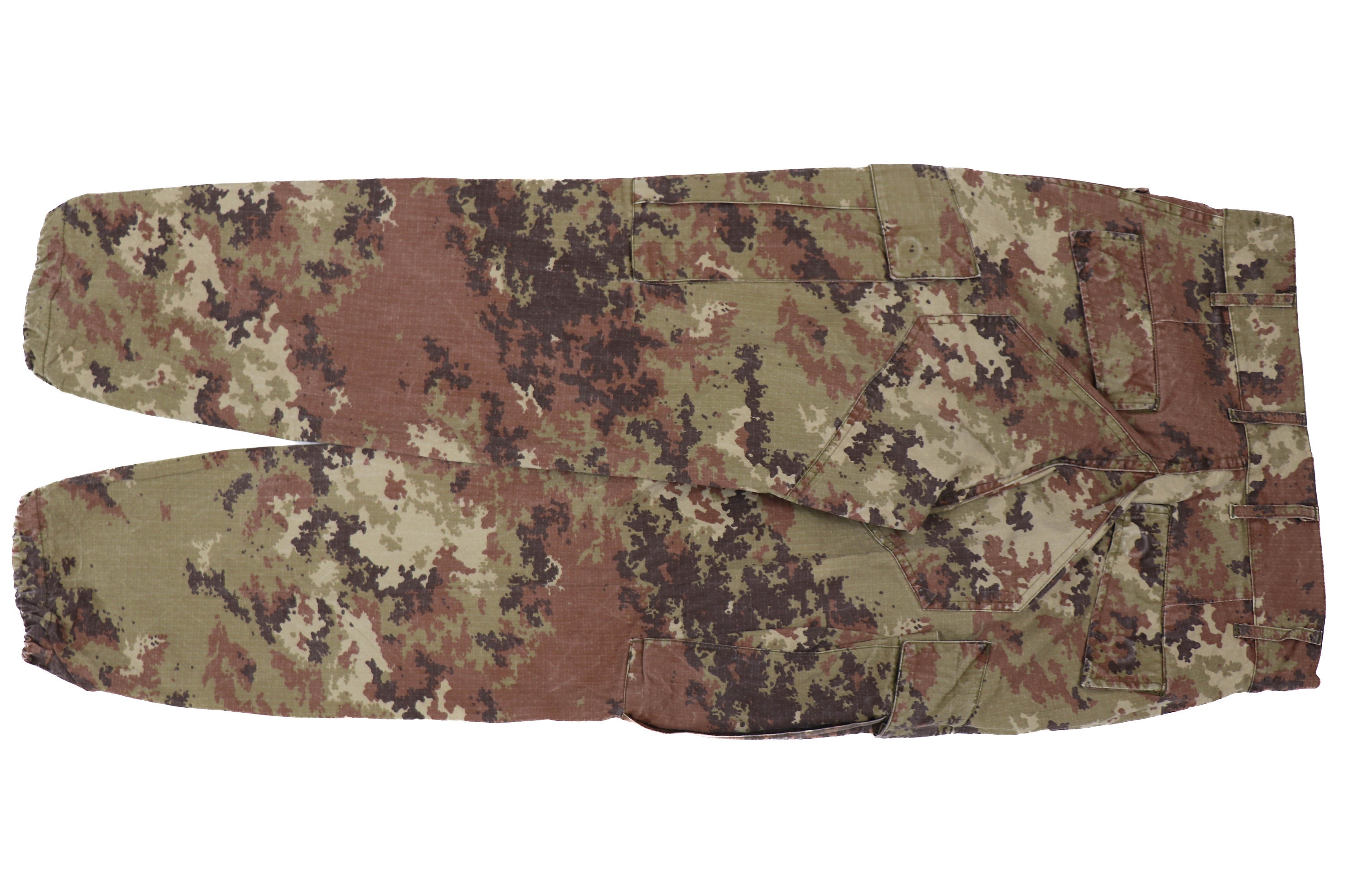 Authentic Italian Army Vegetato Camo Combat Field Pants Trousers ...