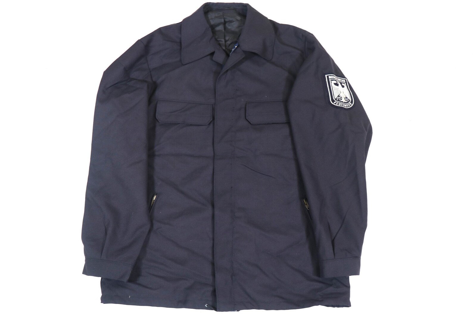 Authentic German Army Bundeswehr Fire Service Jacket Feuerwehr Military ...