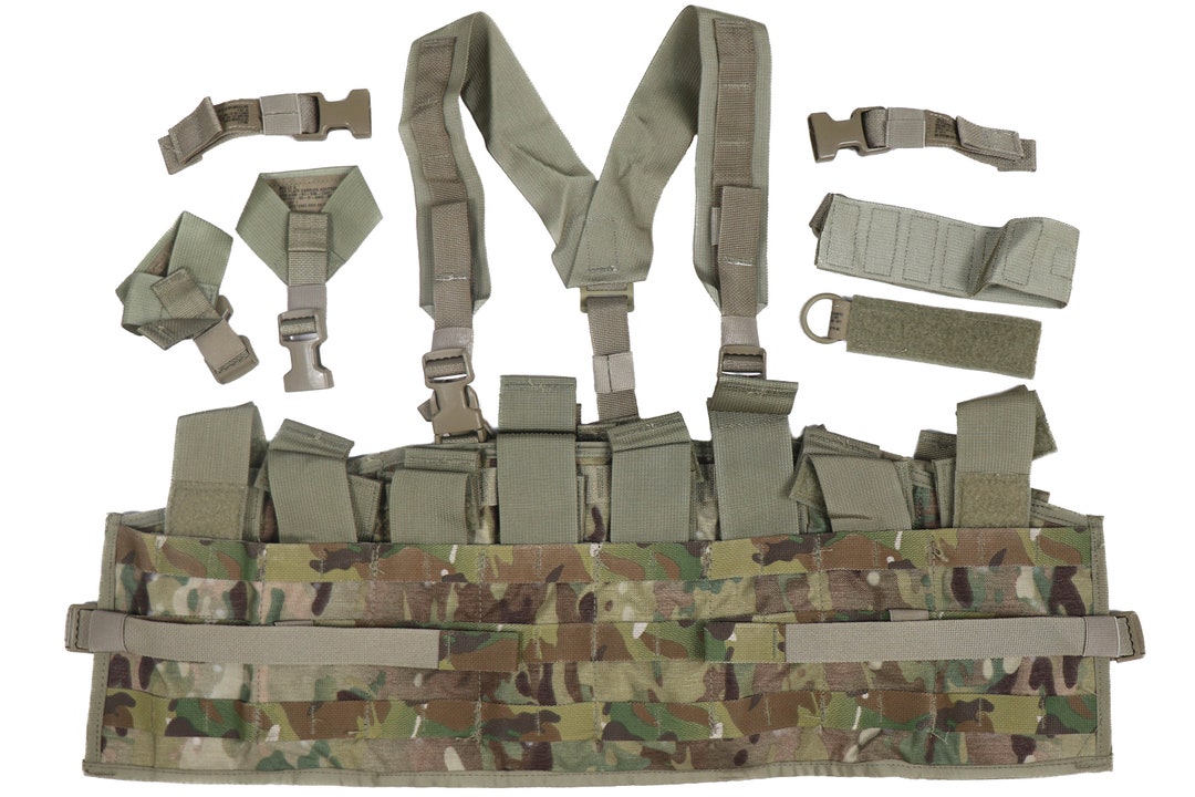 Authentic U.S Army Molle II Tactical Assault Panel TAP Chest Rig ...