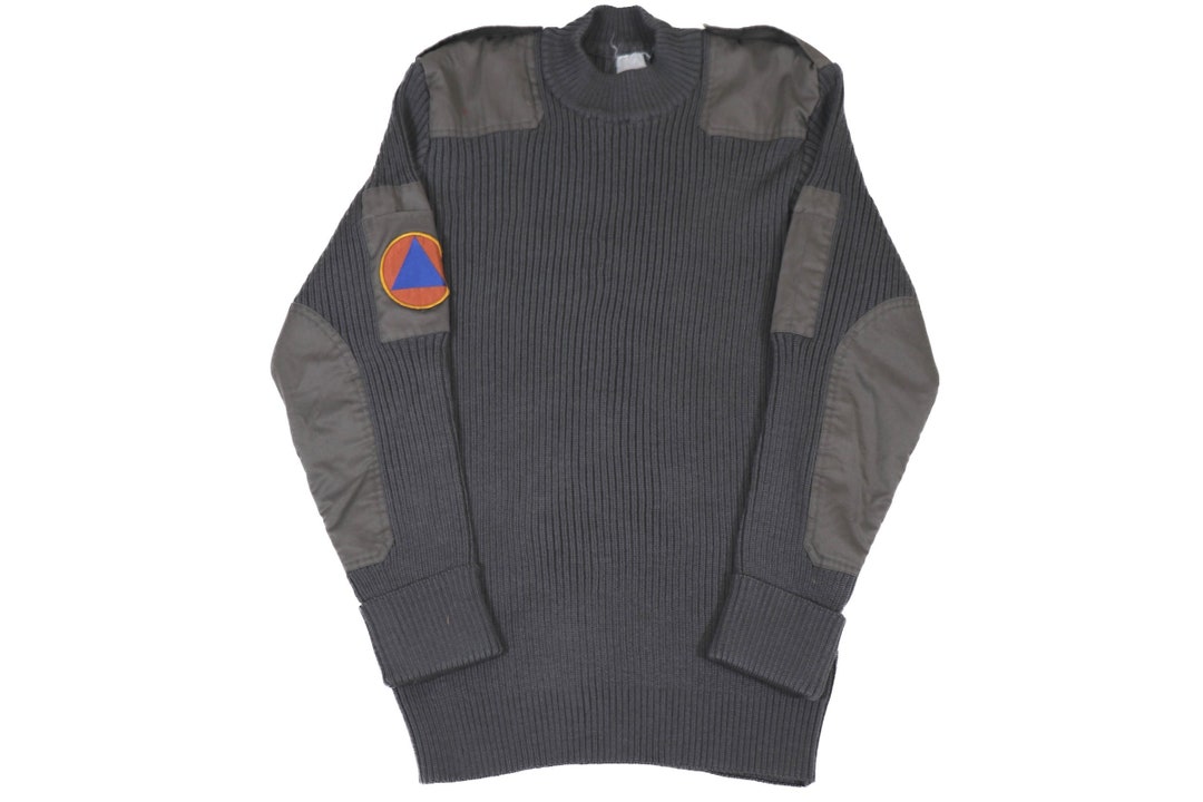 Authentic Czech Army Grey Sweater Pullover Commando Jumper Uniform ...