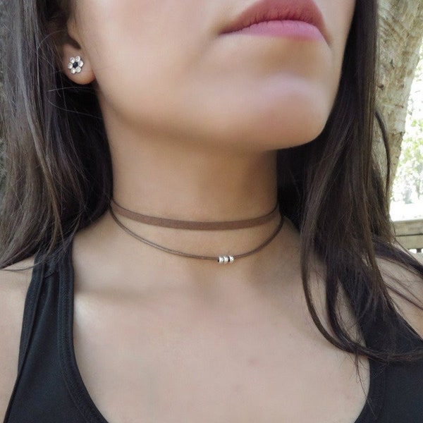 Leather Choker - Etsy