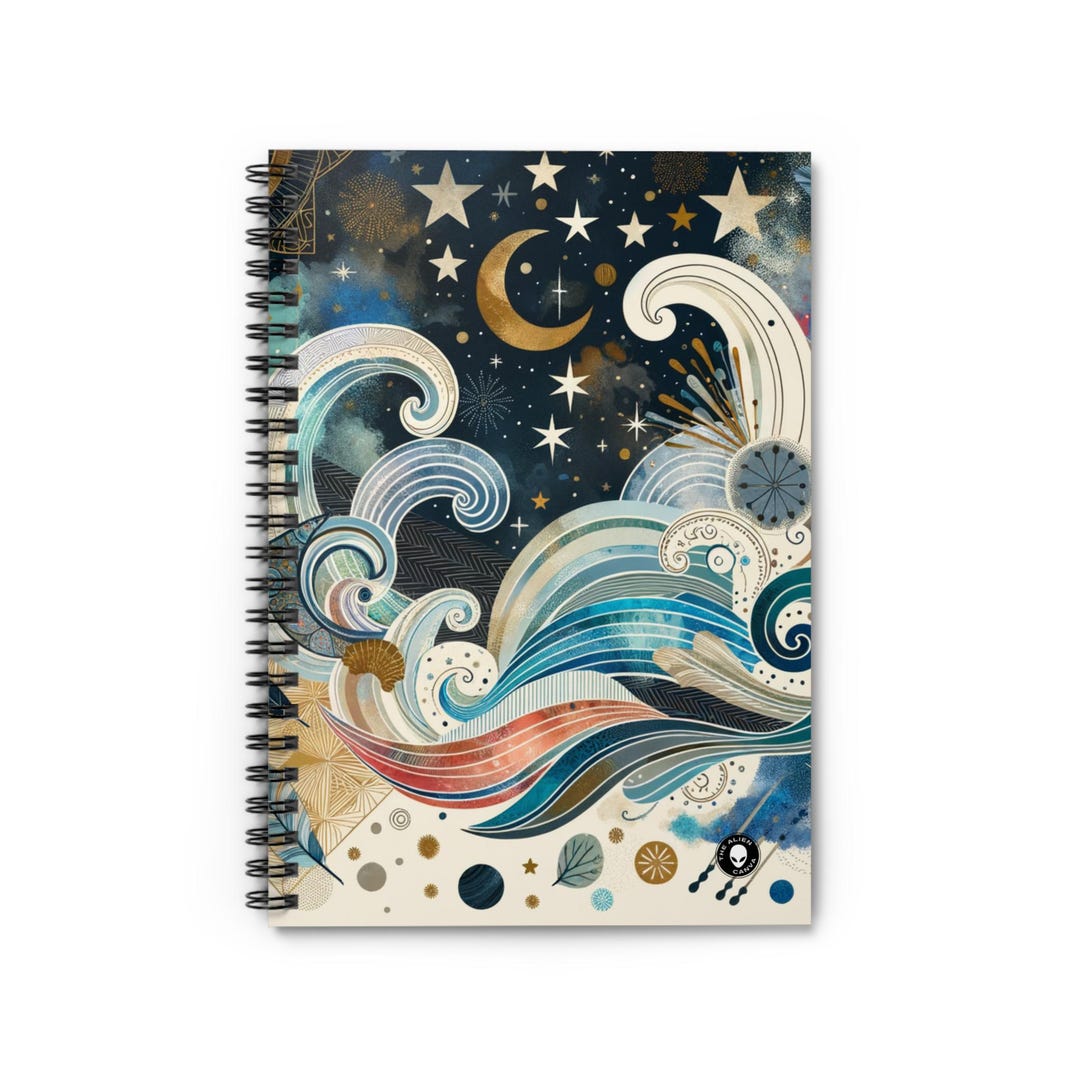 Aquarius Zodiac - the Alien Spiral Notebook (ruled Line) - Etsy