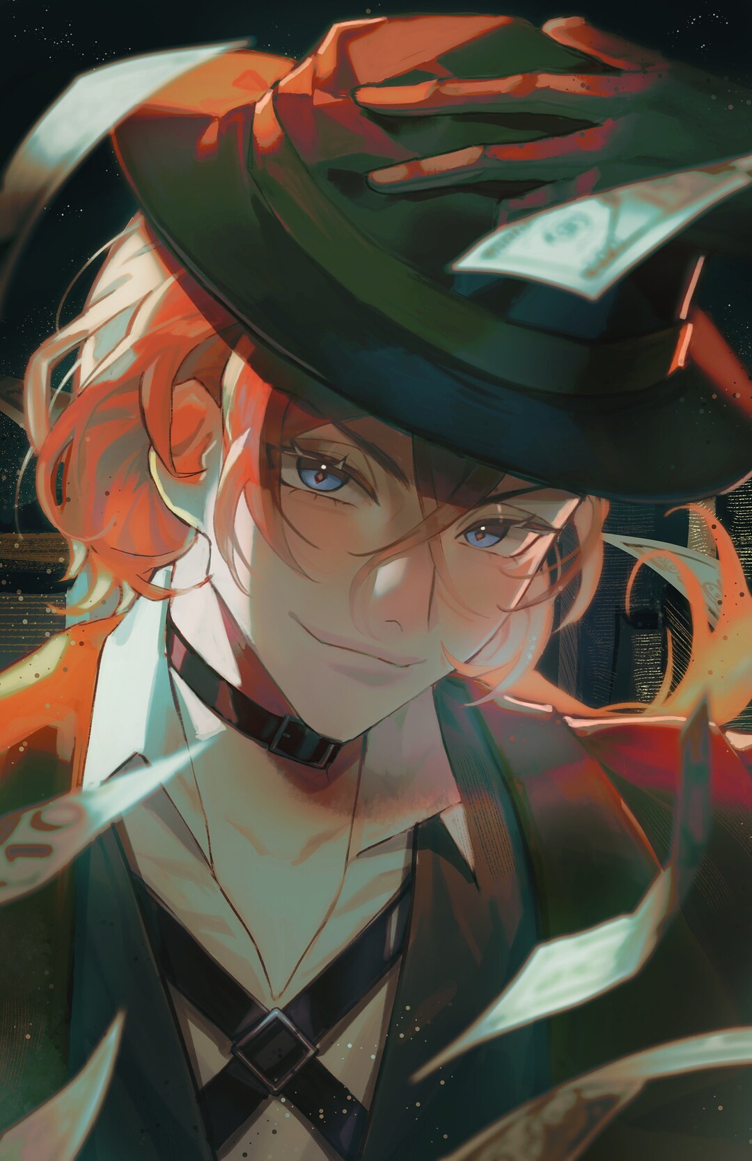 FREE SHIPPING | Chuuya Nakahara Poster | Bungo Stray Dogs | Fan Art - Etsy