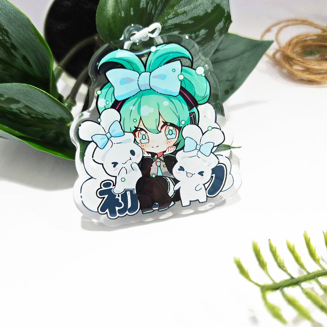 Cinnamon Roll Miku Keychain | Hatsune Miku | Keychain - Etsy