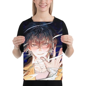FREE SHIPPING | Osamu Dazai Poster | Bungo Stray Dogs | Fan Art - Etsy